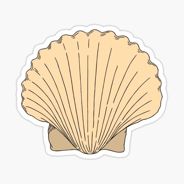 "BEACHY" Sticker by Kinzughi | Redbubble