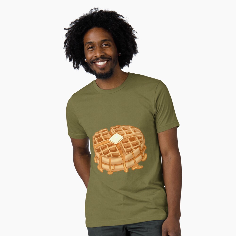 "Belgian waffle" Sticker by fluffywaves | Redbubble