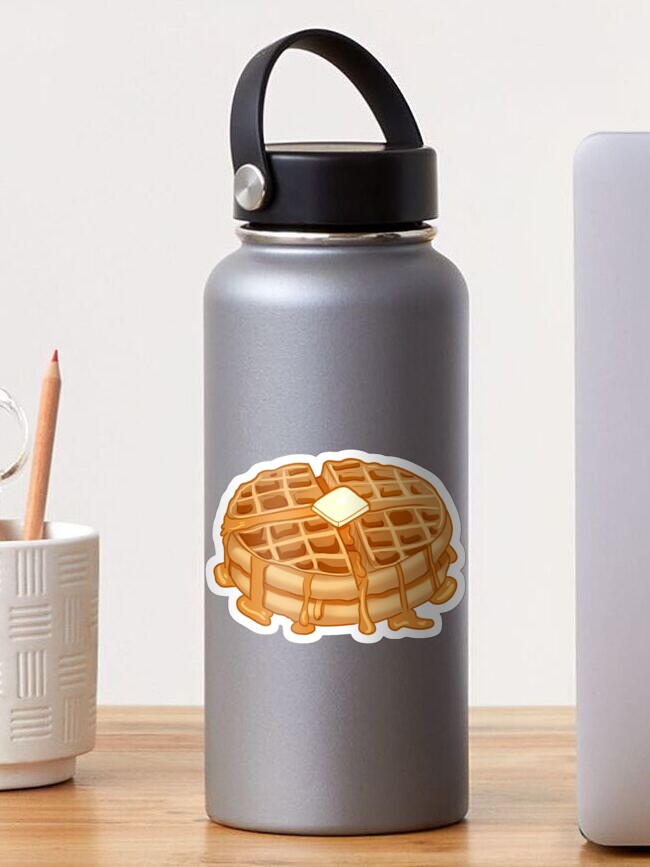 "Belgian waffle" Sticker by fluffywaves | Redbubble