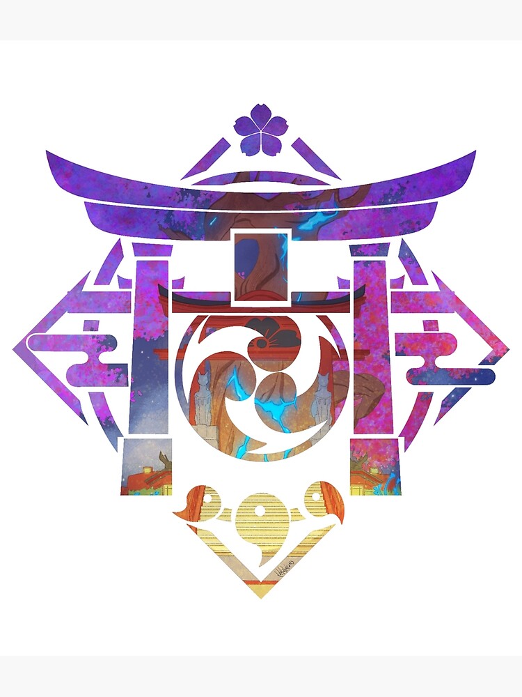 "Inazuma" Poster for Sale by TalulahDraws | Redbubble