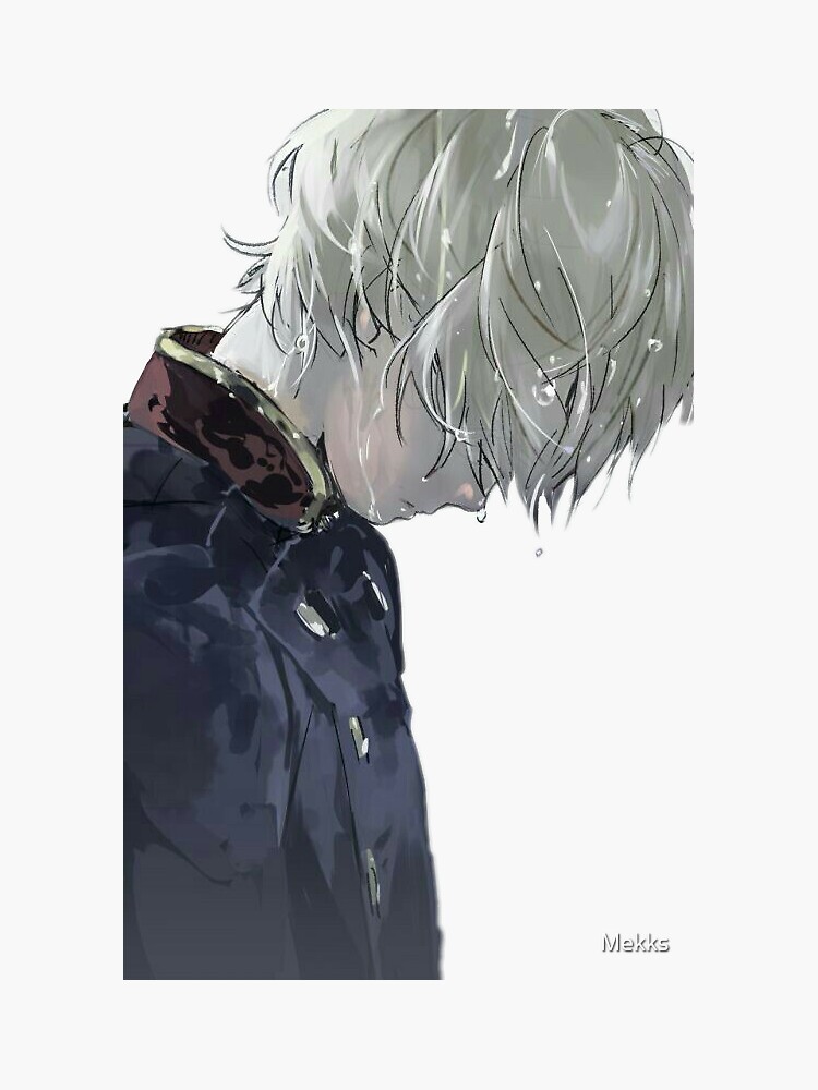 "Sad boi" Sticker by Mekks | Redbubble