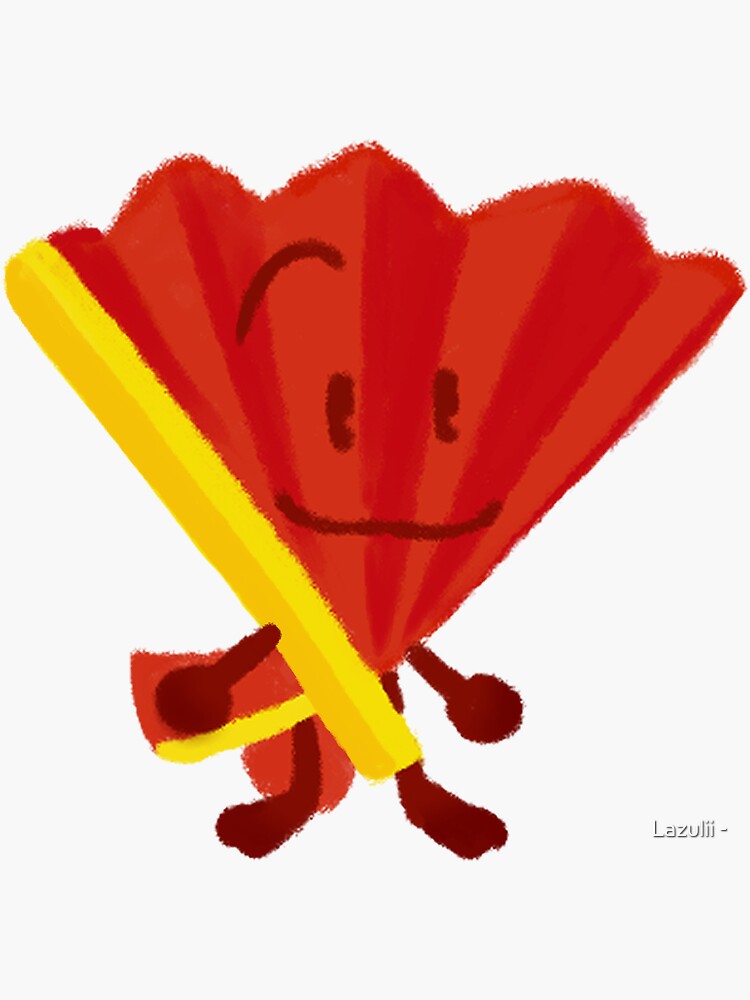 "small little fan inanimate insanity " Sticker for Sale by Lazulii ...