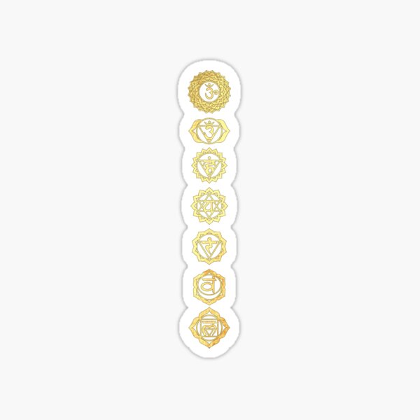 7 Chakras Stickers | Redbubble