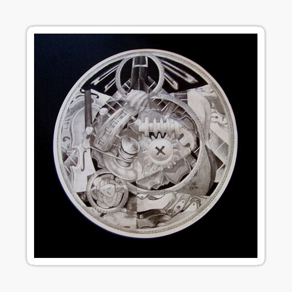 "String Triad" Sticker for Sale by DahneALaw | Redbubble