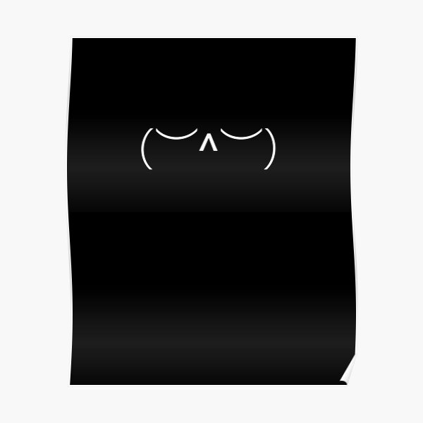 "Cute Japanese Angry Upset Kawaii Emoticon Text" Poster for Sale by ...