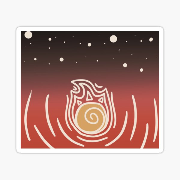 "fire element" Sticker by AlexandraMF | Redbubble