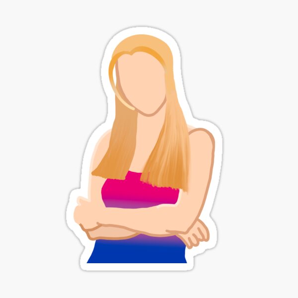 "Bisexual Phoebe Buffay" Sticker for Sale by SimplyHilarious | Redbubble