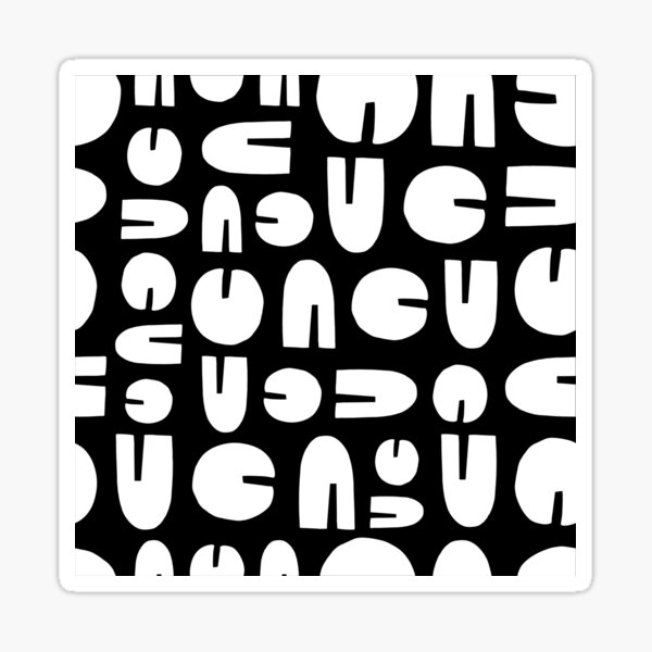 Alternating Pattern Of Shapes Sticker For Sale By twilight Alternating Pattern Of Shapes Sticker For Sale By twilight