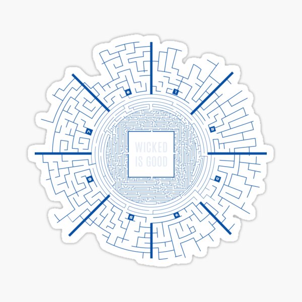 "Maze Runner Blueprints" Sticker for Sale by MCallaghan42 | Redbubble