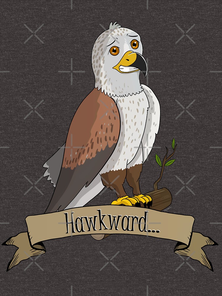 "Hawkward..." Pullover Hoodie by Milmino | Redbubble