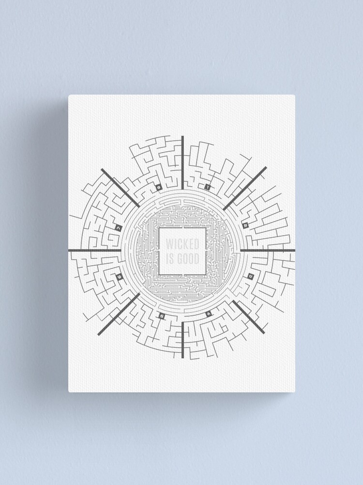 "The Maze Runner Layout" Canvas Print for Sale by MCallaghan42 | Redbubble