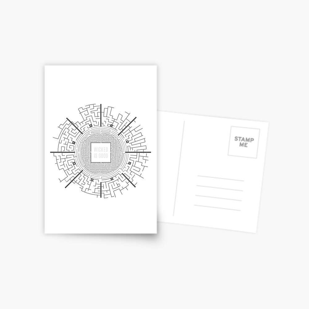 "The Maze Runner Layout" Postcard for Sale by MCallaghan42 | Redbubble