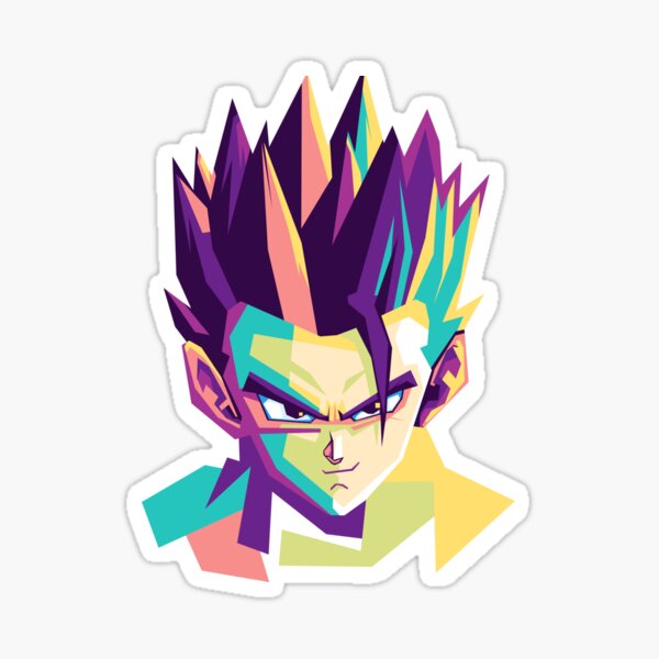 "cartoon gohan" Sticker by sanjayalukman | Redbubble