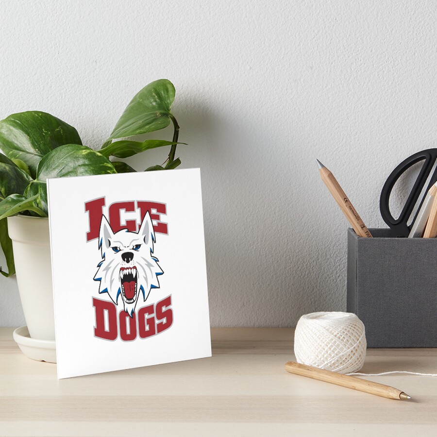 "Fairbanks Ice Dogs Logo" Art Board Print by TimSharNI | Redbubble