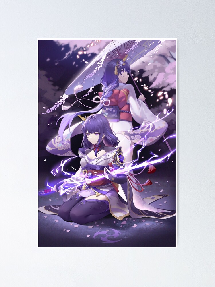"Raiden Shogun Ei Genshin Impact" Poster von iuanime | Redbubble