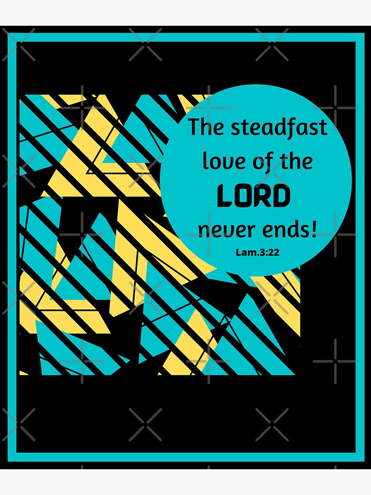 "God's Forever Love and Abstract in Triangles " Sticker by Pamrkeith ...