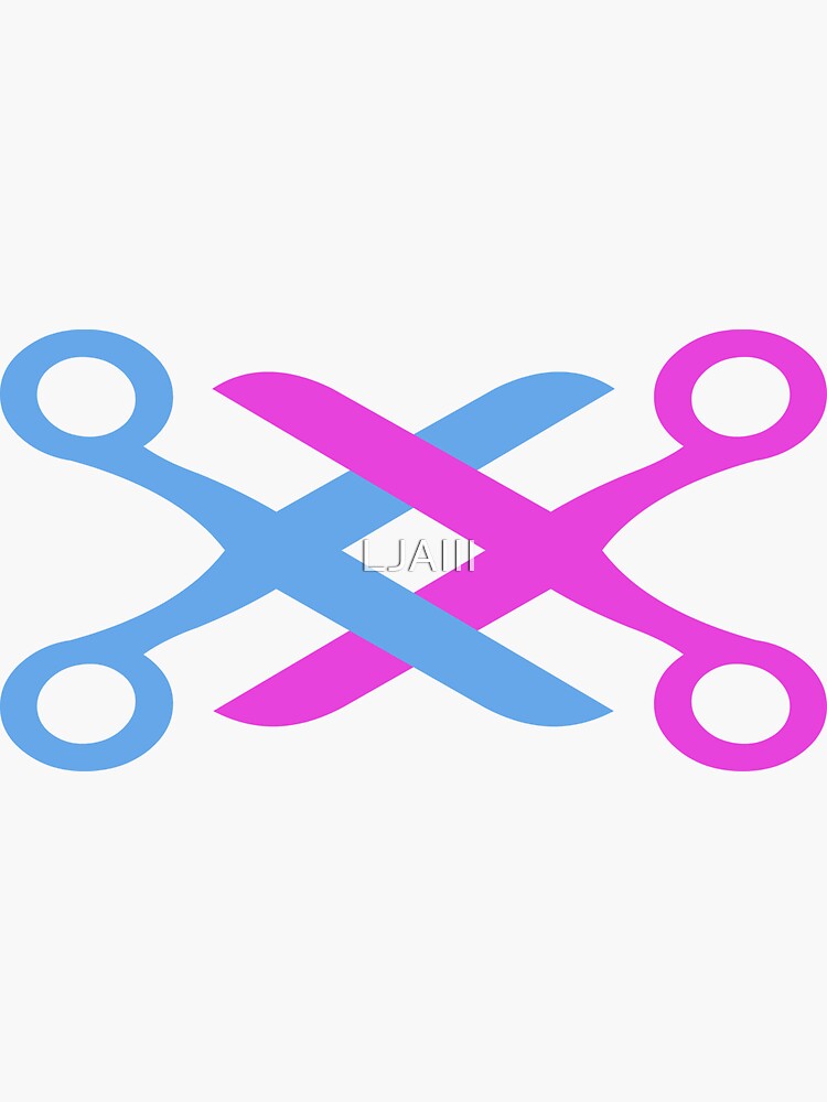 Scissoring Lesbian Pride Sticker For Sale By Ljaiii Redbubble