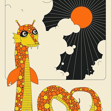 "SEA SERPENT" Sticker for Sale by JazzberryBlue | Redbubble