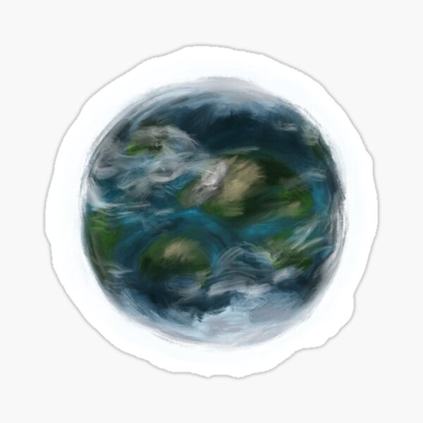 "Terra Firma (transparent)" Sticker for Sale by mj-illustrates | Redbubble