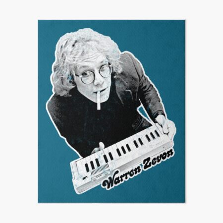 "Warren Zevon Warren Zevon _ Retro Fan Design " Art Board Print by ...
