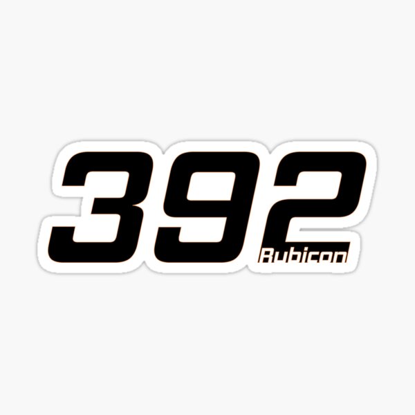 "Jeep 392 Rubicon" Sticker for Sale by iiLivinia | Redbubble