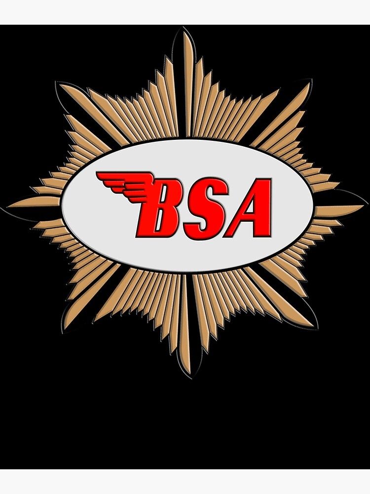 "BSA Motorcycles Logo" Art Print for Sale by BraulioHane | Redbubble