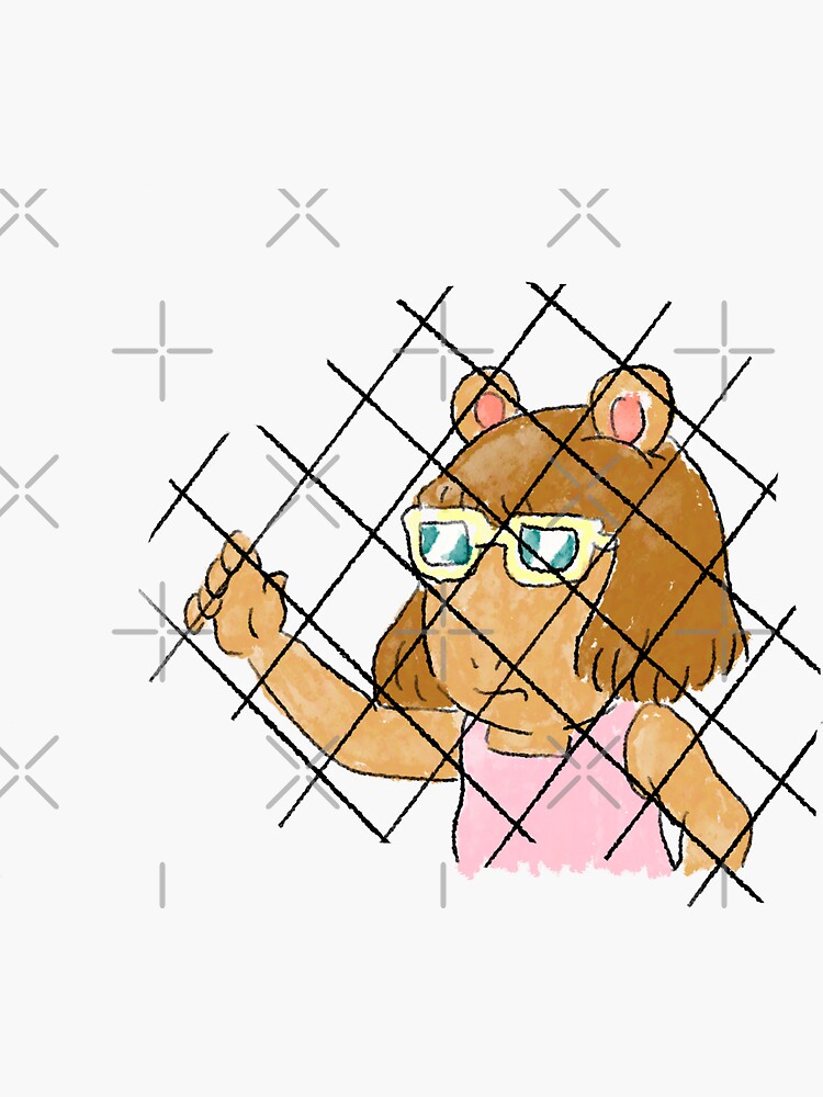 Dw Fence Meme Sticker For Sale By Kerrianderson Redbubble