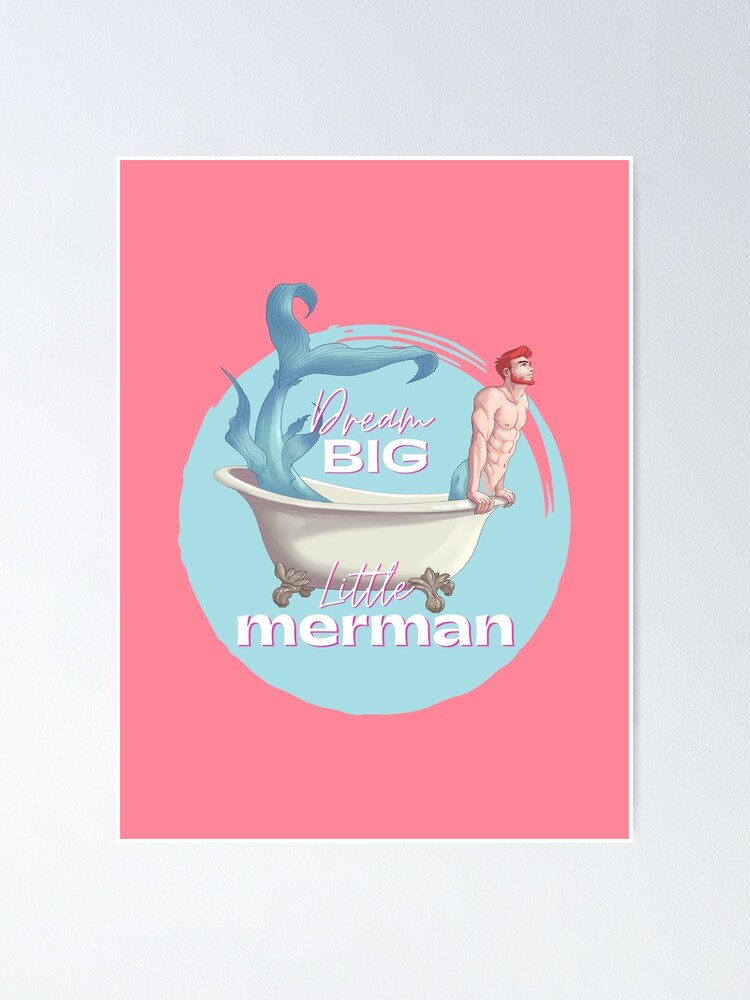 "Little merman" Poster for Sale by JaxintoArt | Redbubble