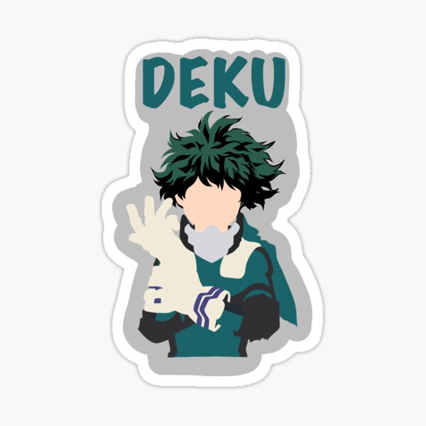 "Deku" Sticker by UnholyRadioHost | Redbubble