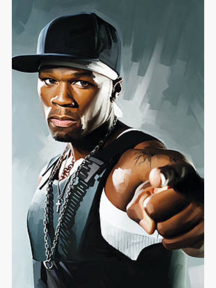 "50 Cent Vector" Sticker for Sale by giomelano | Redbubble