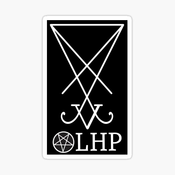 "Left Hand Path Sigil of Lucifer" Sticker for Sale by Phildo48 | Redbubble