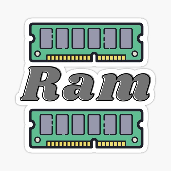 "Computer Ram" Sticker for Sale by The-CS-Wardrobe | Redbubble