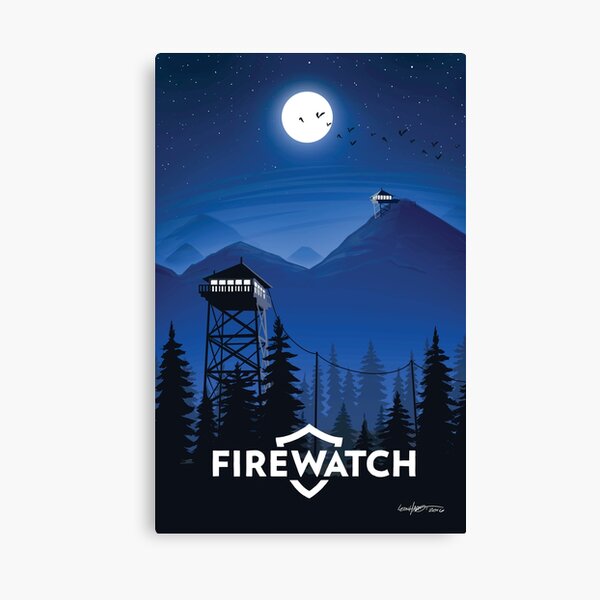 Firewatch Wall Art | Redbubble