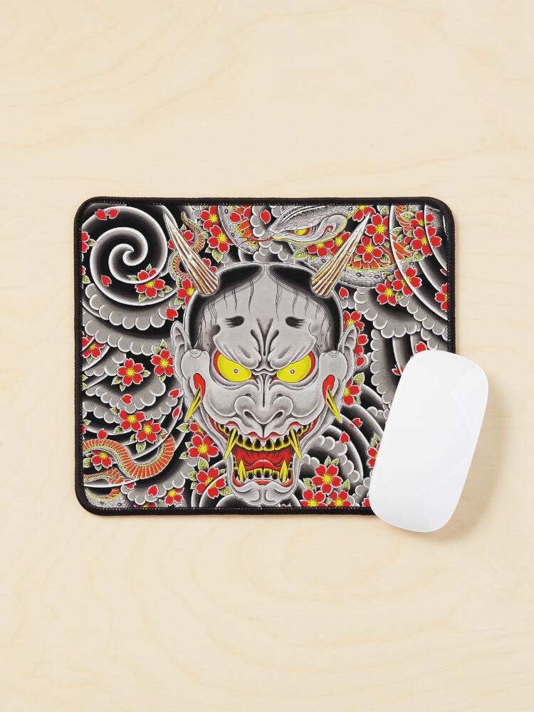 "Goro Majima's Hannya | Yakuza 0" Mouse Pad by nellyislas95 | Redbubble