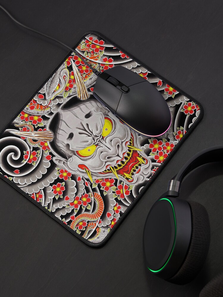 "Goro Majima's Hannya | Yakuza 0" Mouse Pad by nellyislas95 | Redbubble