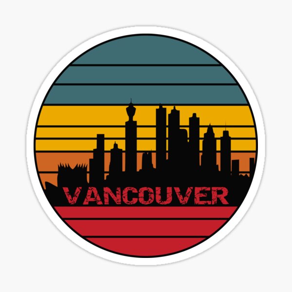 "Canadian Locations Vancouver" Sticker for Sale by StarWheels | Redbubble