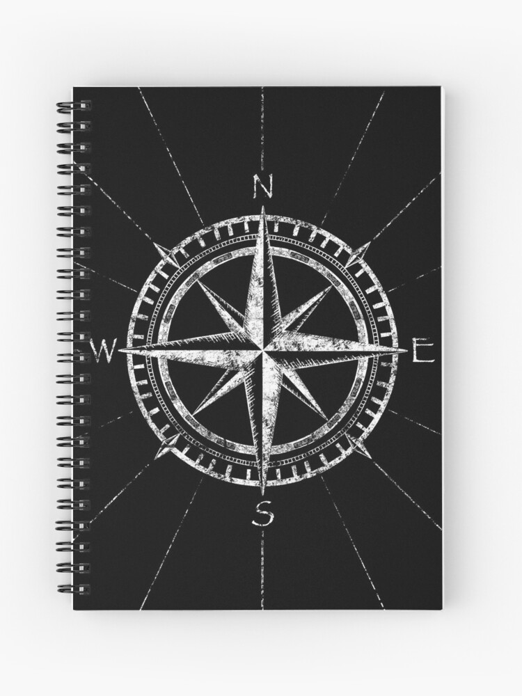 "Compass Star" Spiral Notebook for Sale by TheseRoots | Redbubble