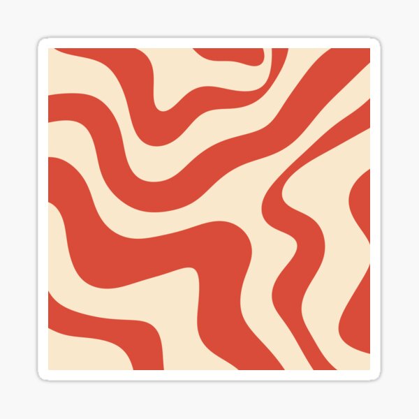 "Modern Minimal Abstract 18" Sticker by PeachyLitchi | Redbubble