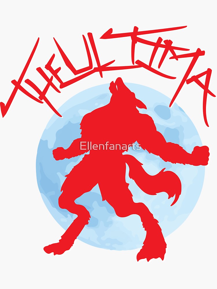Pegatina «Aphmau Aaron lycan la ultima» de Ellenfanarts | Redbubble