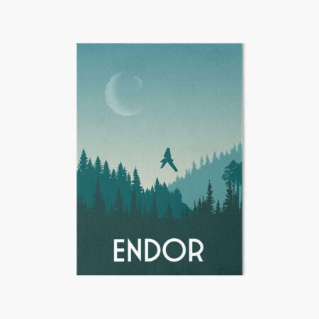 "Endor poster" Art Board Print for Sale by GarryDeanArt | Redbubble