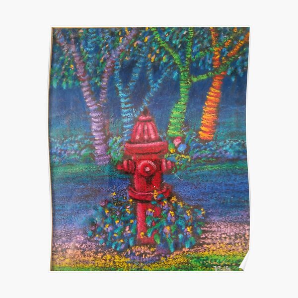 "Hydrant" Poster for Sale by victorbella | Redbubble