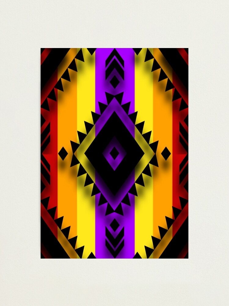 Native American Geometric Diamond Design Free Inspirational Motifs