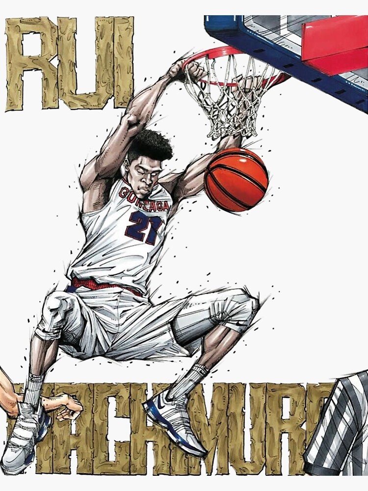 "Art Rui Hachimura Wallpaper " Sticker for Sale by LaiqaShatierra ...