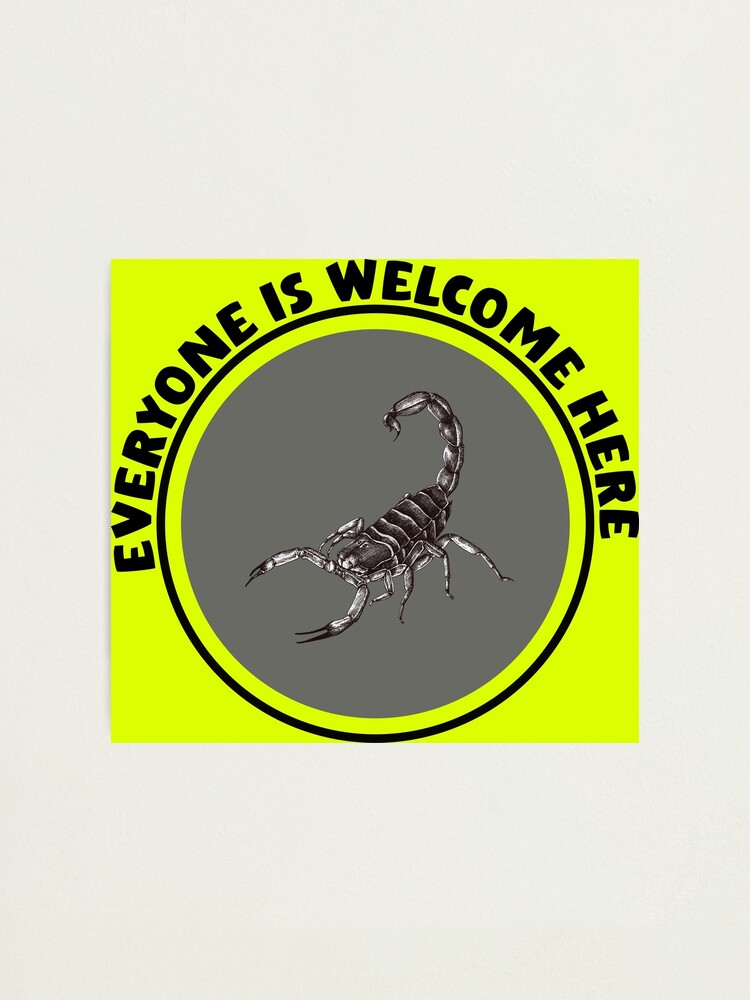 Impression photo « Tout le monde est le bienvenu ici », par StarWheels ...