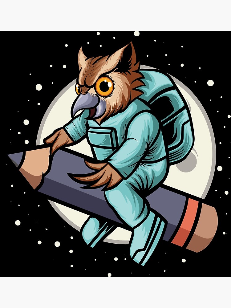 "Space Owl" Poster for Sale by moaysid | Redbubble