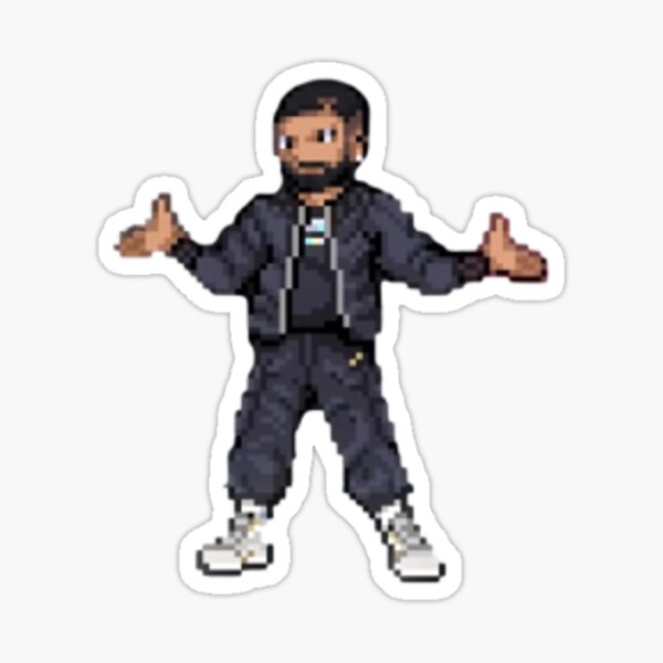 "Drake Sprite" Sticker for Sale by CloneCodex | Redbubble
