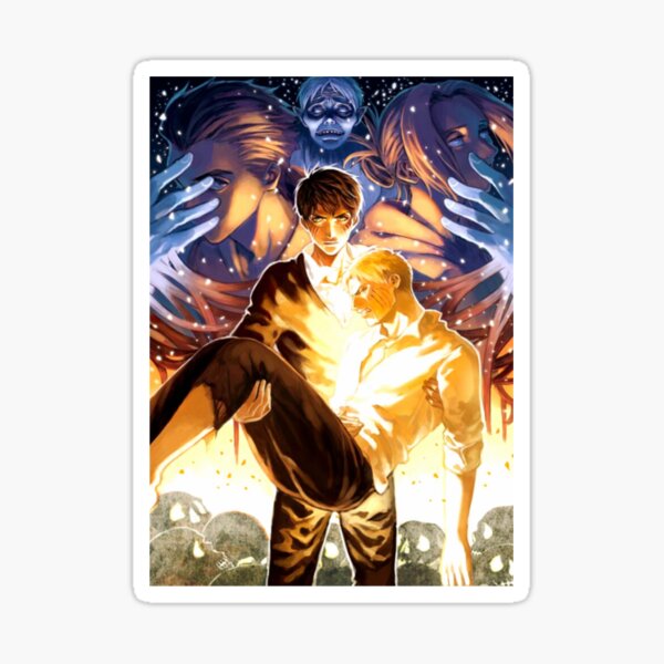 "Zeke and Eren Yeager Attack On Titan| Perfect Gift" Sticker by ...