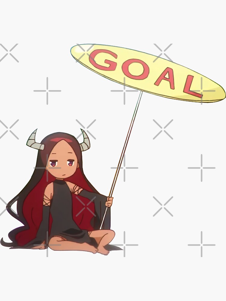 "maou - demon lord goal" Sticker by kemny | Redbubble