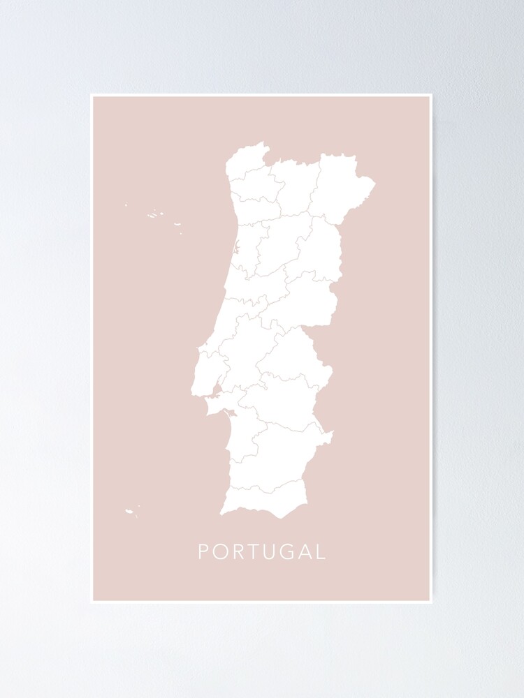 "Map of Portugal" Poster for Sale by By-Danni-Marie | Redbubble