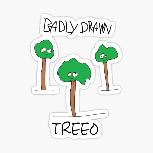 "Treeo" Sticker by Masaka-Ano | Redbubble